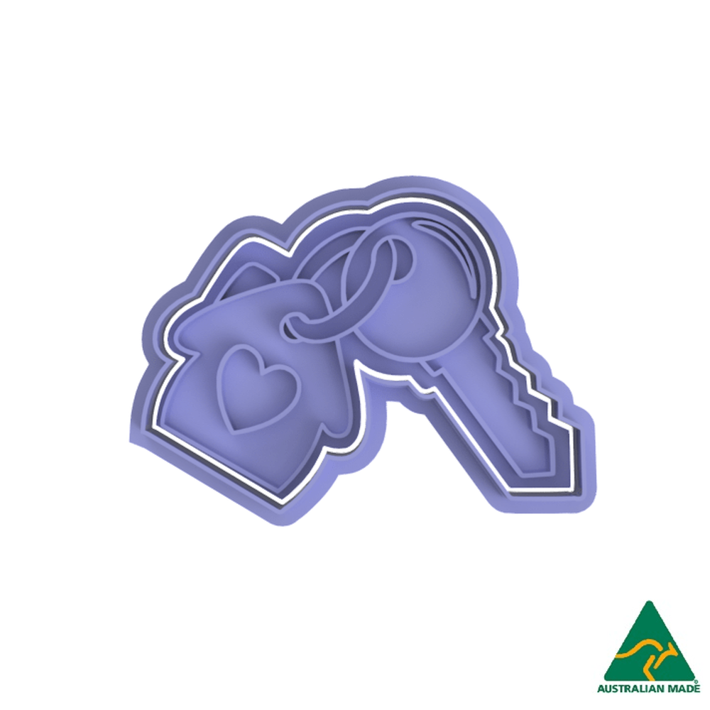 House Keys Cookie Cutter and Embosser Stamp